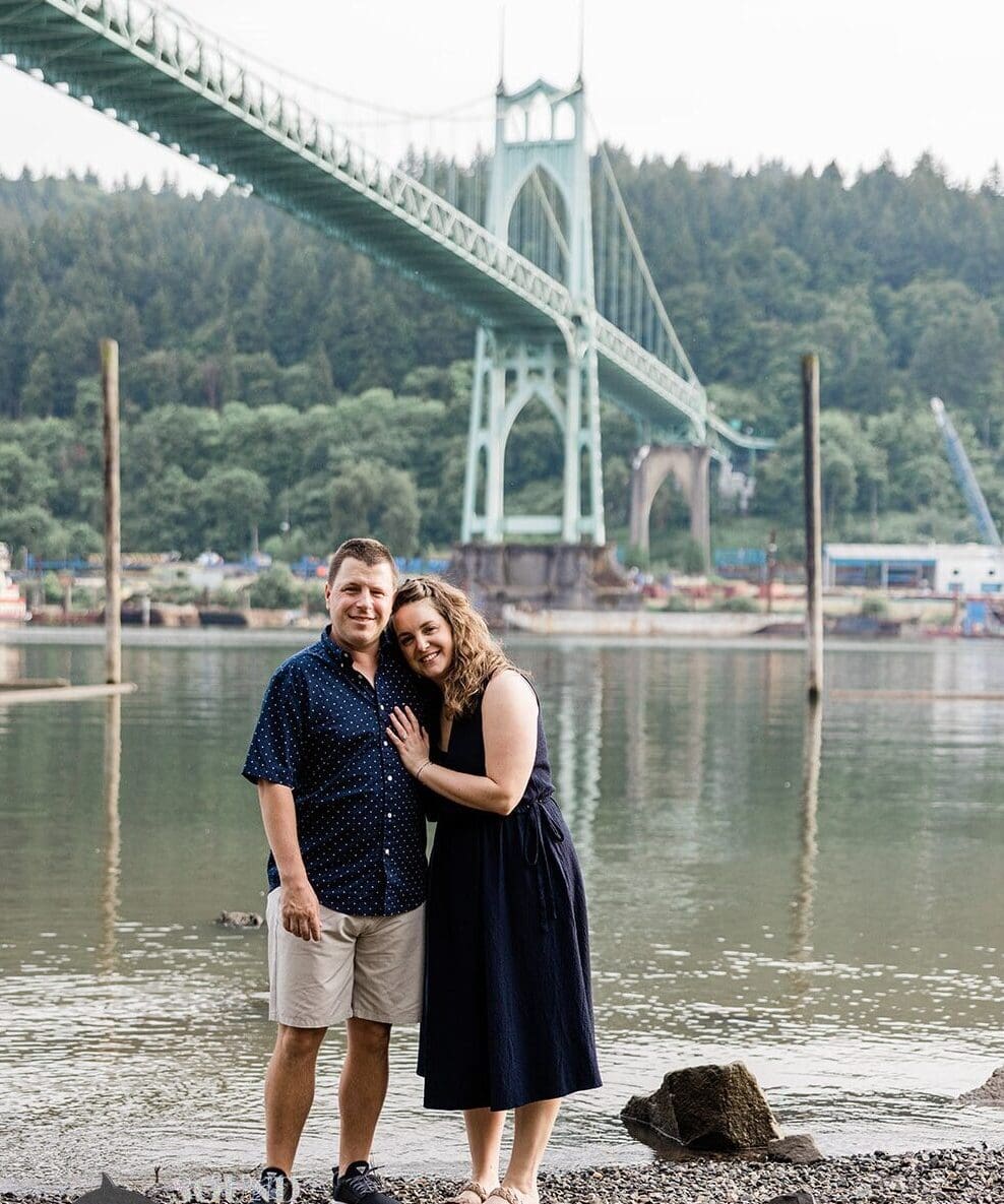 Cathedral Park Engagement // Emily + Nick - Original Weddings